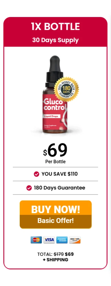 Gluco Control™ - Official Website - Get $780 OFF Today Only!
